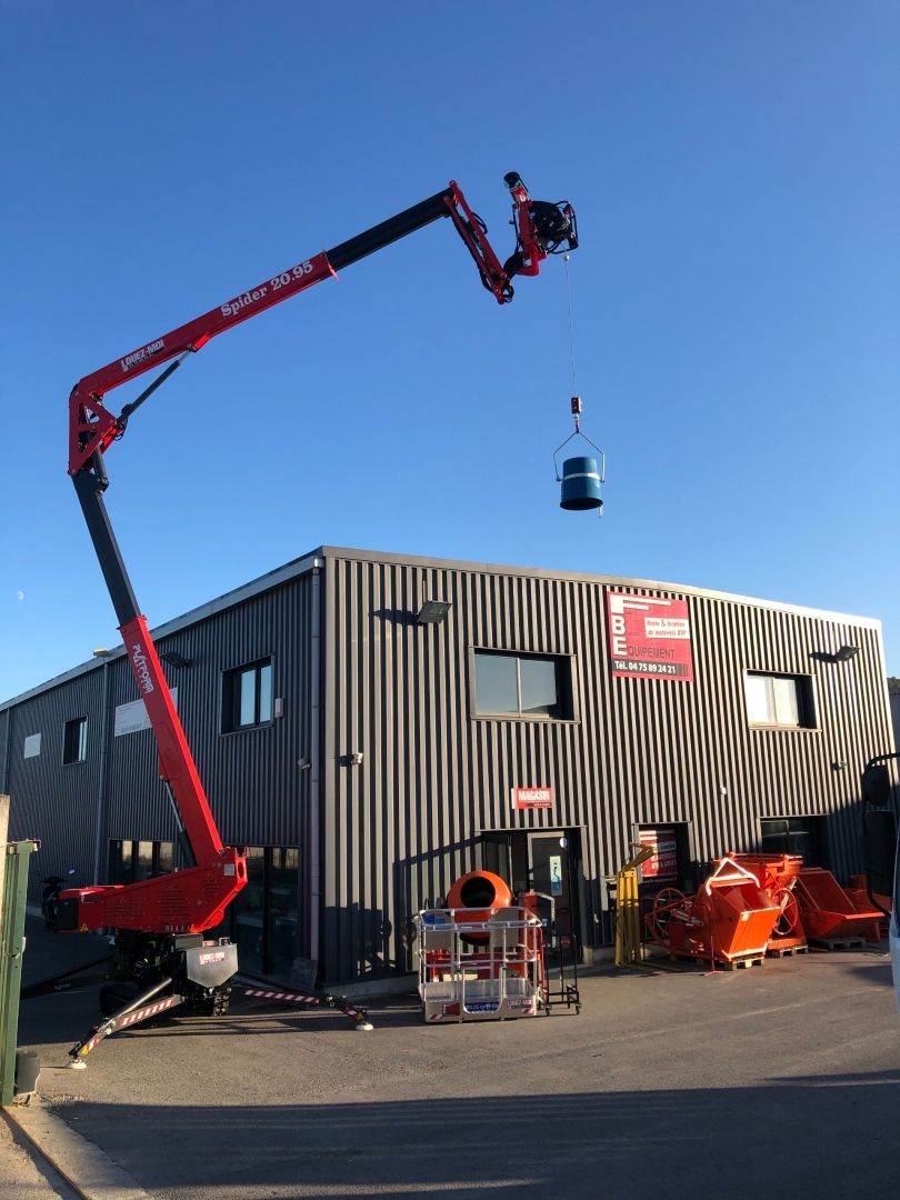 MINI GRUE ARAIGNEE - NACELLE AVEC TREUIL
